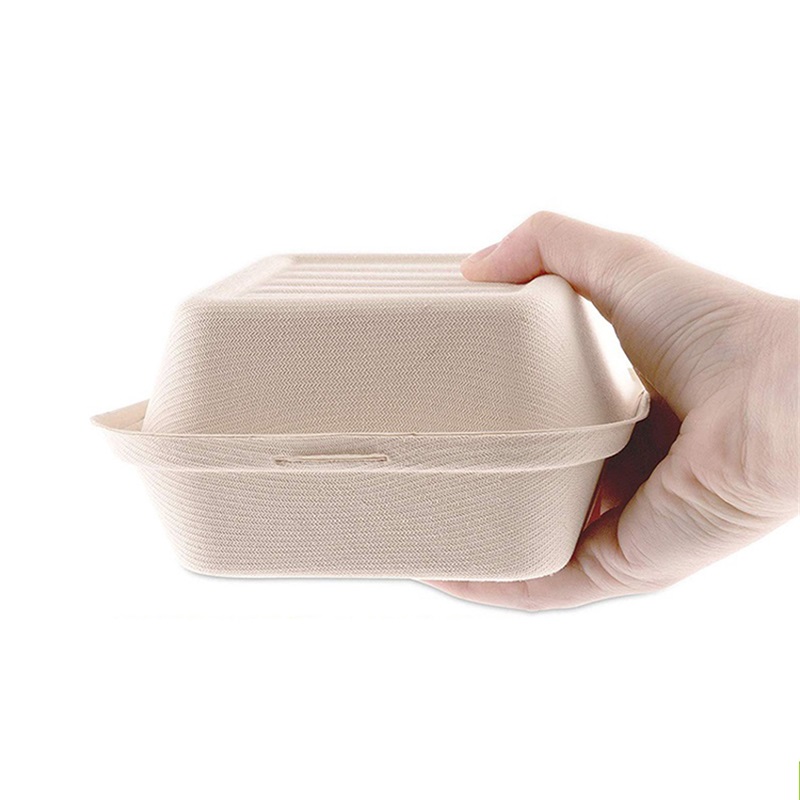Wholesale Biodegradable 6 Inch Sugarcane Bagasse Burger Clamshell ...