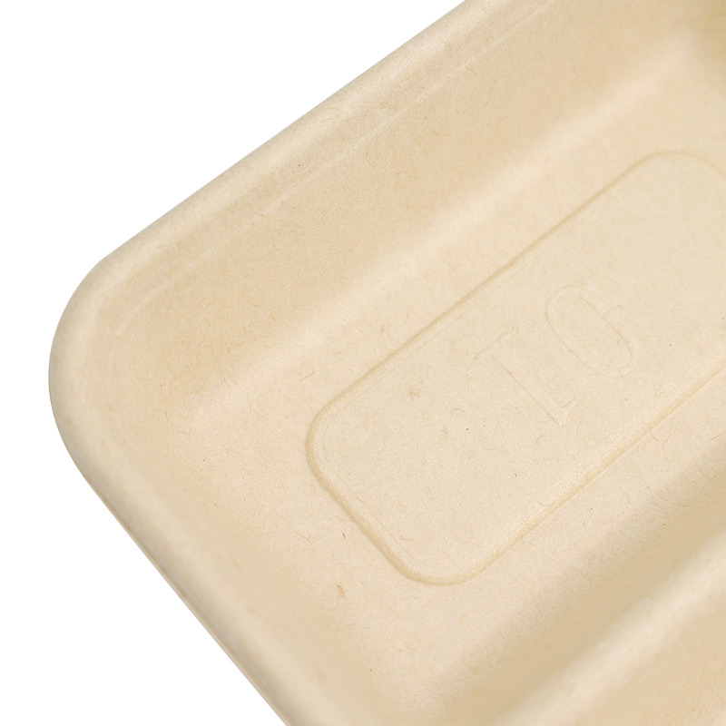 Wholesale Eco-Friendly Sugarcane Fiber Disposable Tray with 6 ...