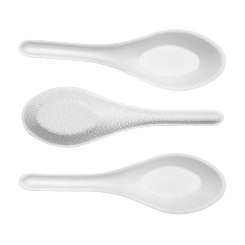 Wholesale Eco Friendly 5.6 inch Sugarcane Fiber Soup Spoon from China ...